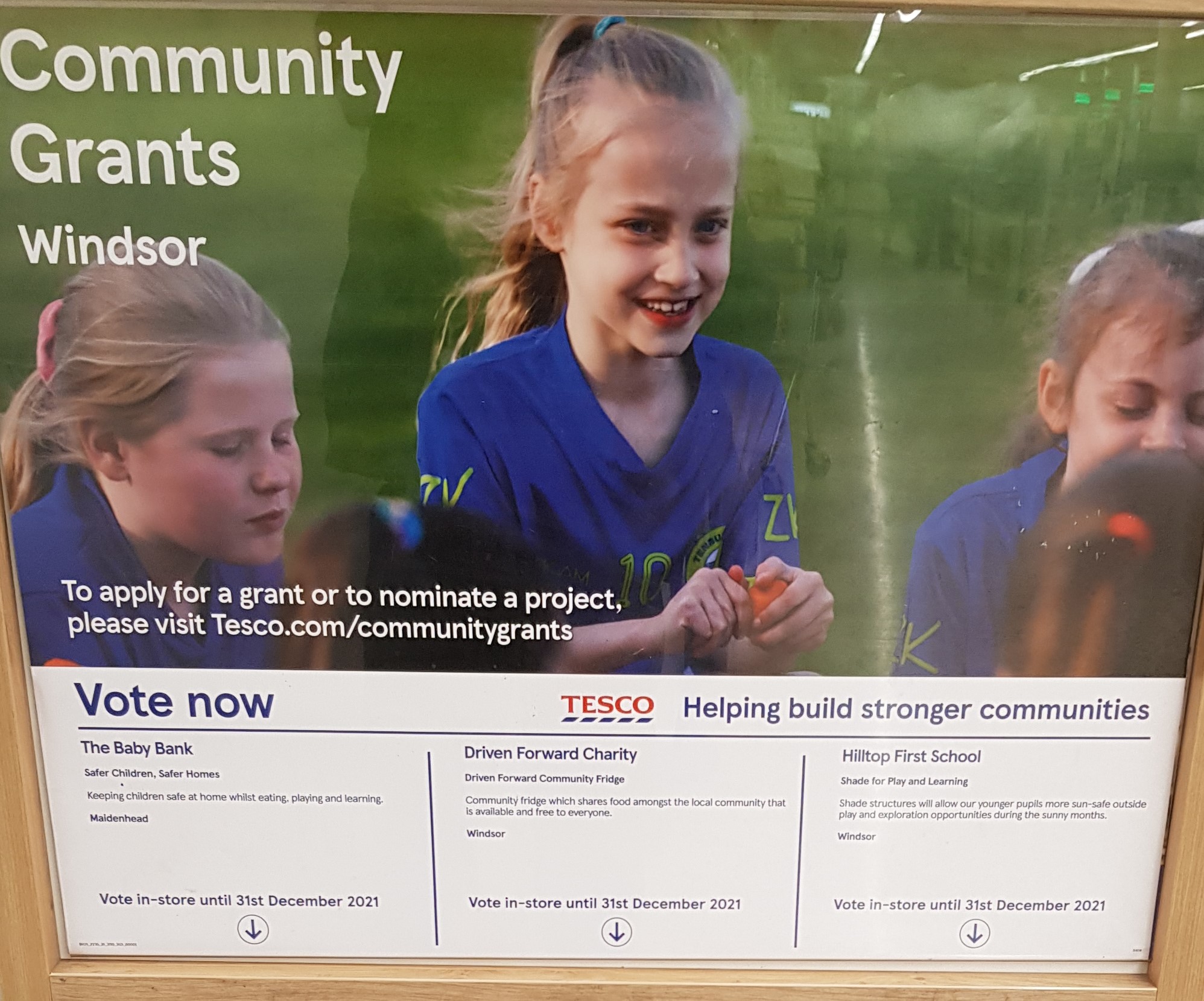 Tesco Dedworth Community Grants Competition Jan – Apr 2022 – I Love ...