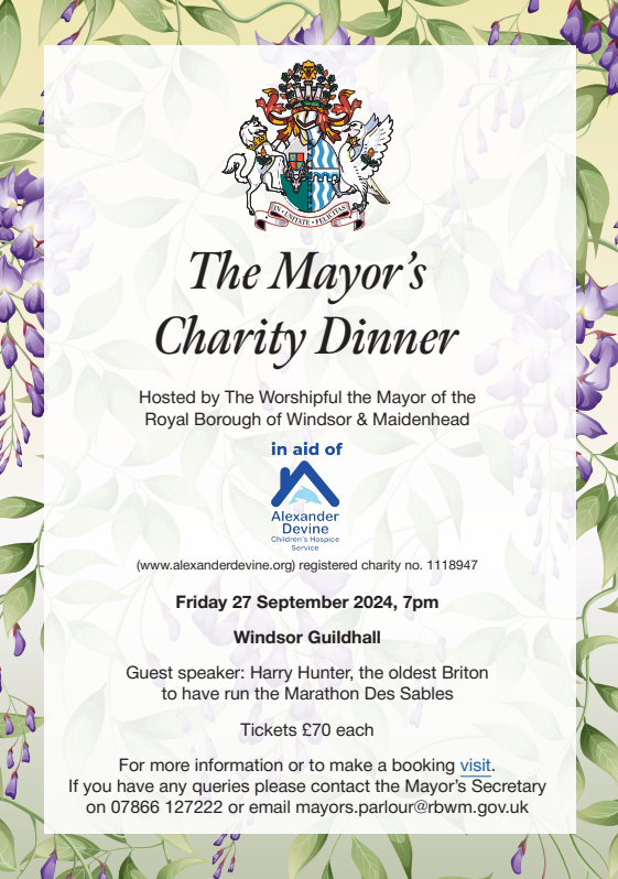 Tickets now on sale for the Mayor’s Charity Dinner – I Love Windsor CIC ...
