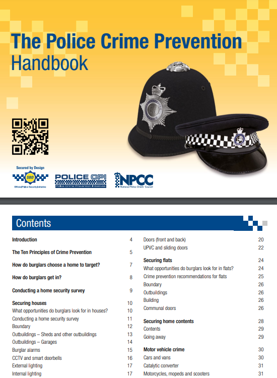 Police Crime Prevention Handbook – Little Yellow Book – I Love Windsor ...